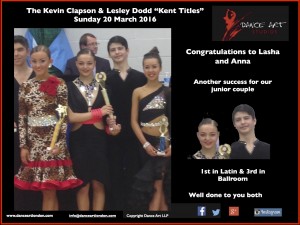 The Kevin Clapson & Lesley Dodd “Kent Titles” - Dance Art